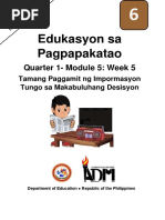 ESP6 Q3 Module-1 | PDF