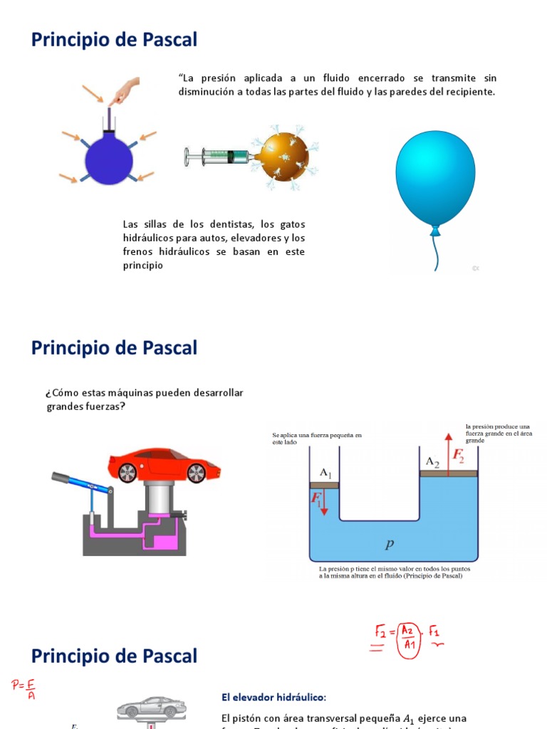Principio de Pascal | PDF