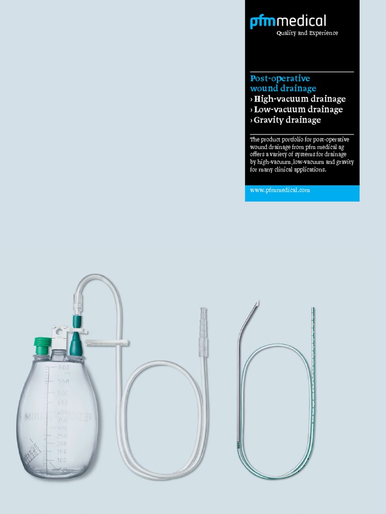 Redon Wound Drainage Systems Overview | PDF | Surgery