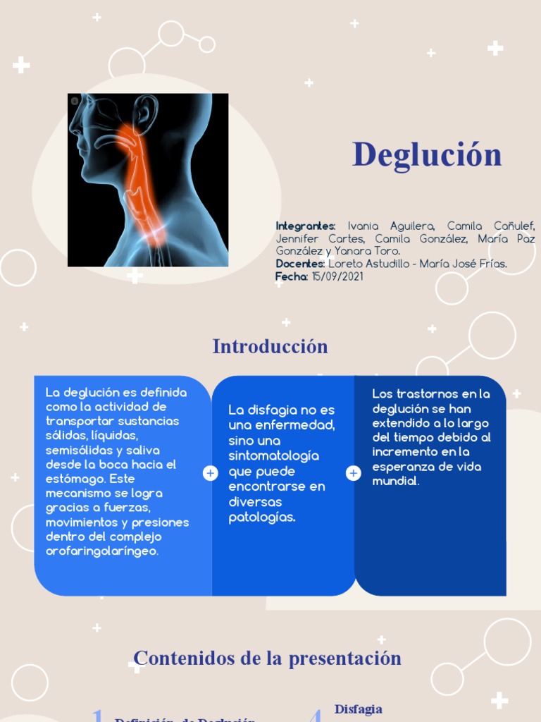 Degluciòn | PDF | Esófago | Cabeza y cuello humanos