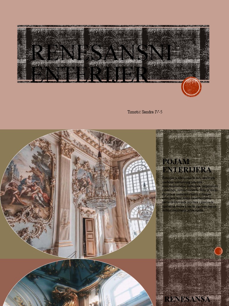 Enterijer Renesansa | PDF