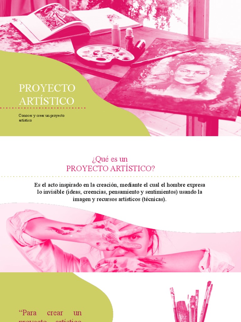 Proyecto Artistico Video | PDF | Dibujo | Pinturas