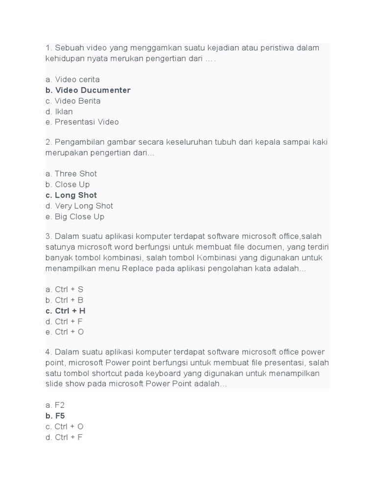 Soal SIMDIG Kelas 1.3 | PDF | Komputer