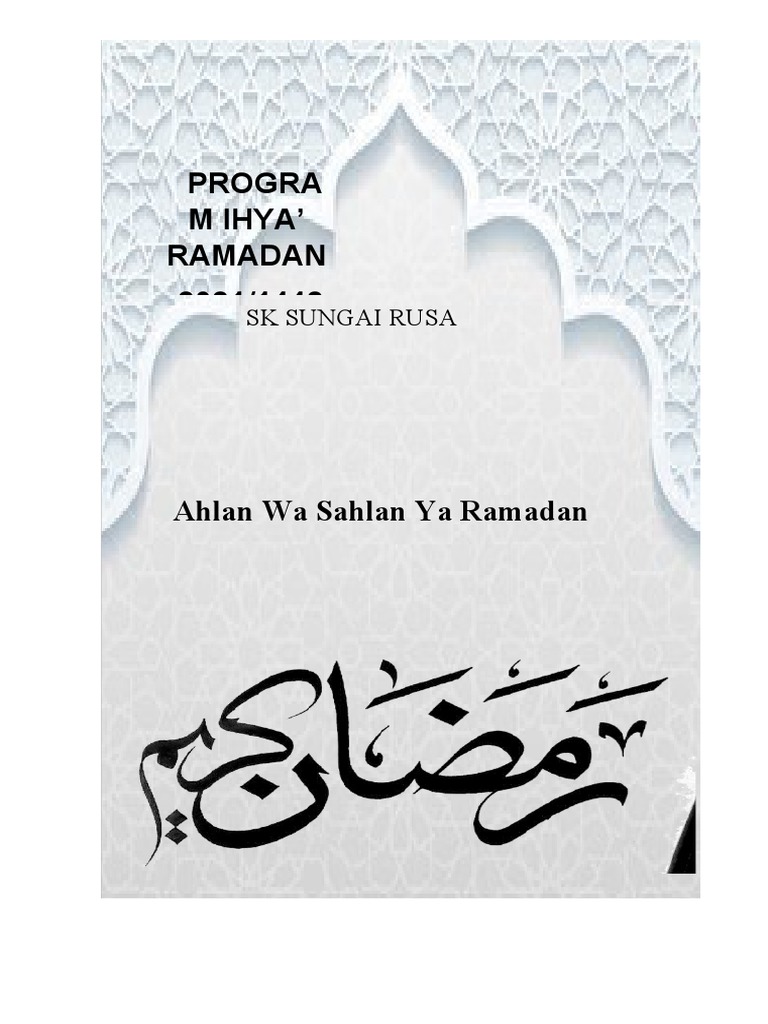 Kertas Kerja Ihya Ramadhan | PDF