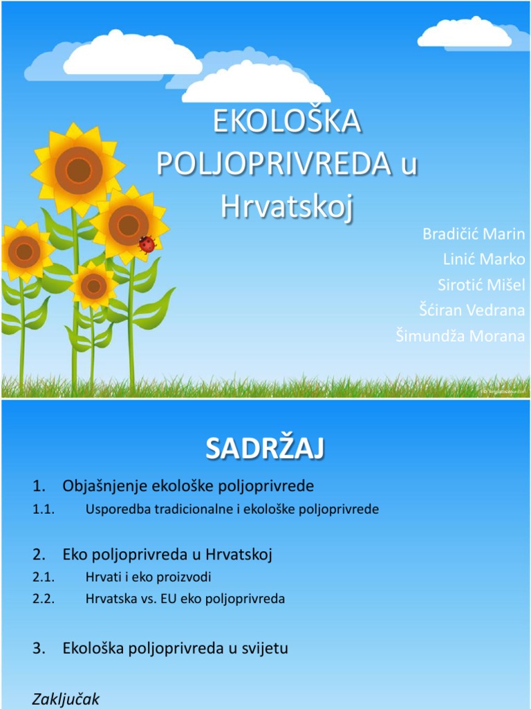 Ekoloska Poljoprivreda | PDF