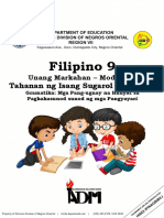 Grade 9 Filipino Module 1st Quarter | PDF
