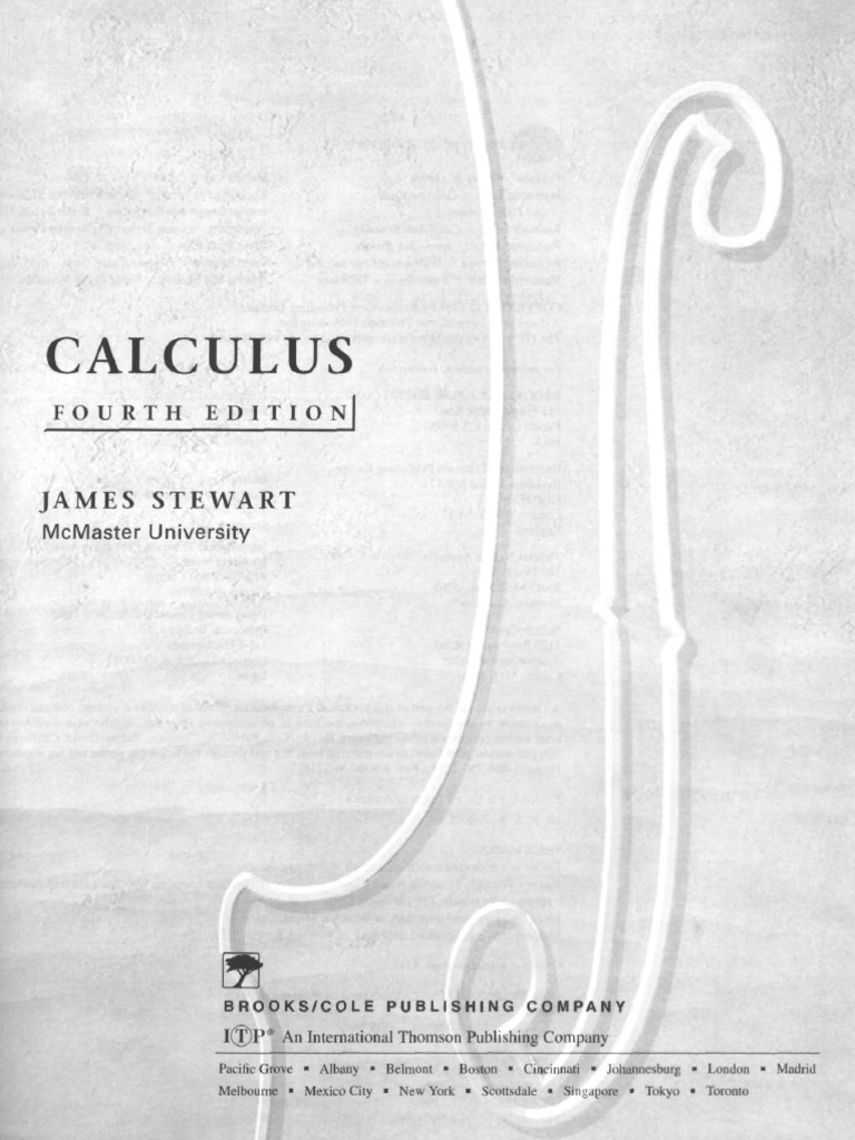 Calculus 4th Ed | PDF
