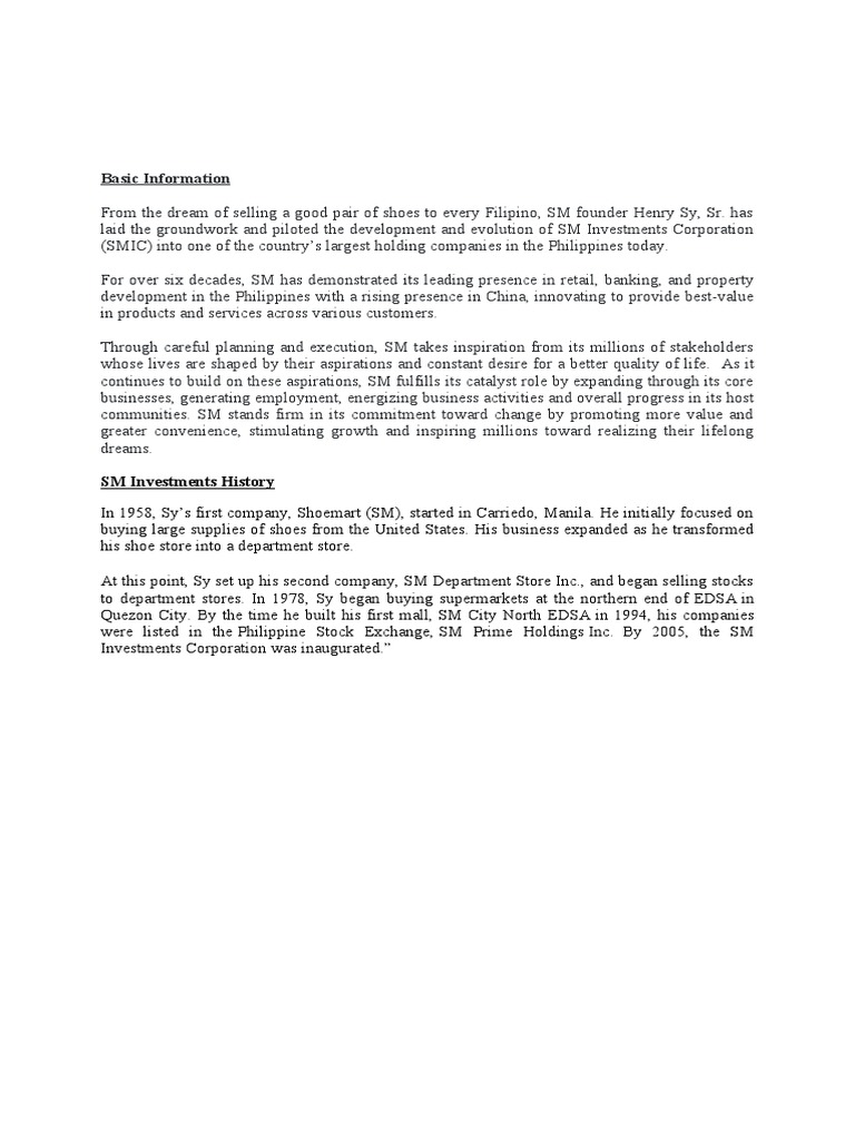 Basic Information & History | Download Free PDF | Sony