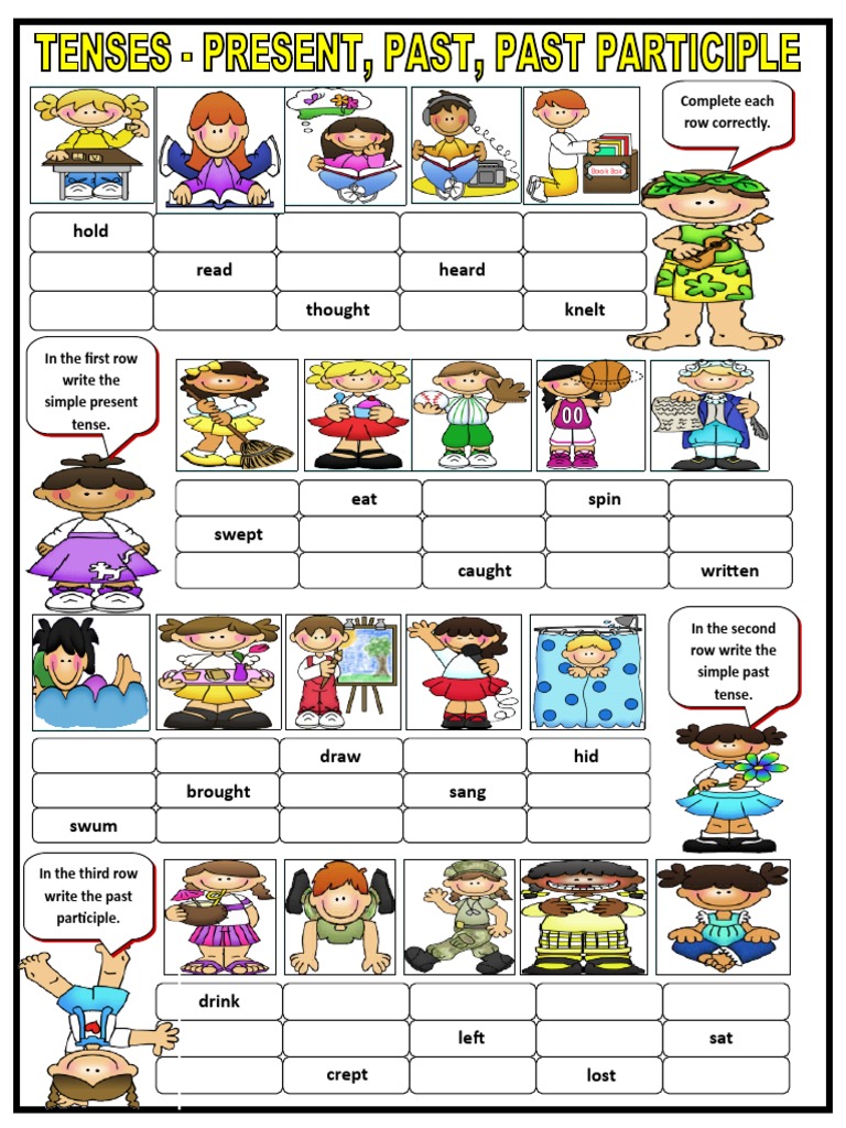 Tenses of Common English Verbs | PDF | Grammar | Language Arts & Discipline