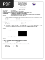 MATATAG Curriculum Grade 8 Mathematics | PDF | Factorization | Equations