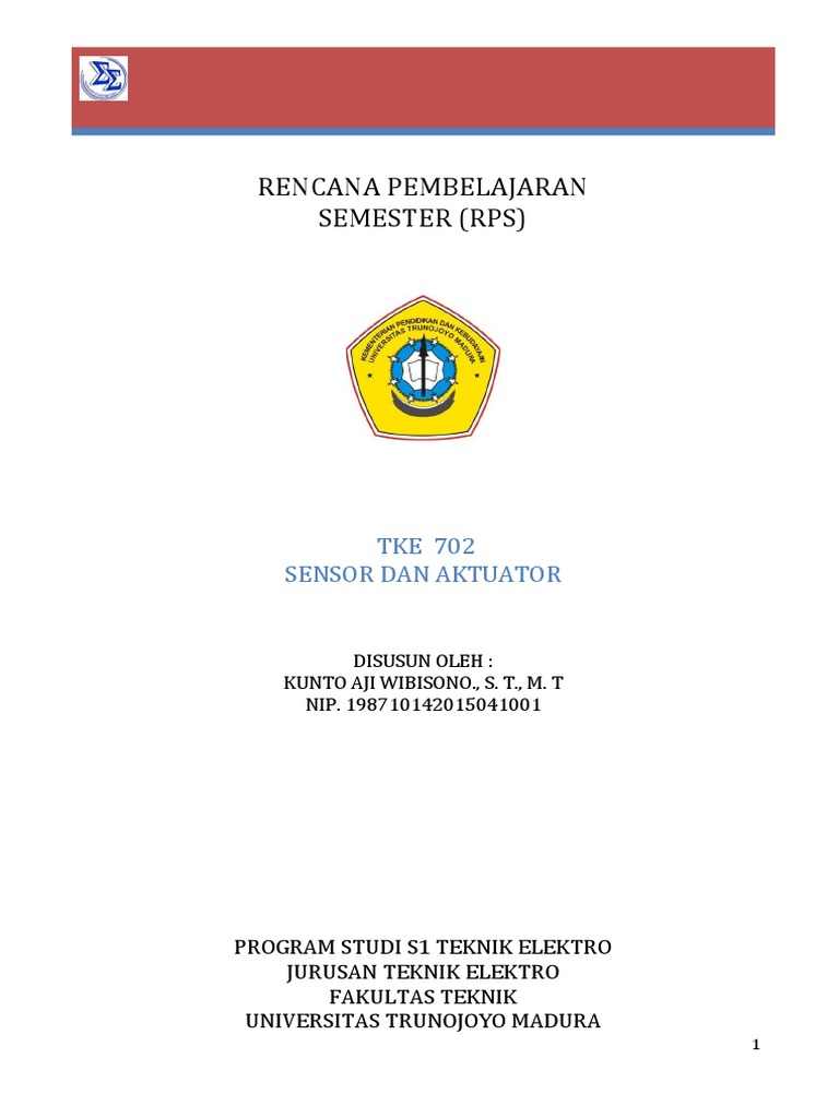 RPS - Sensor Dan Aktuator | PDF