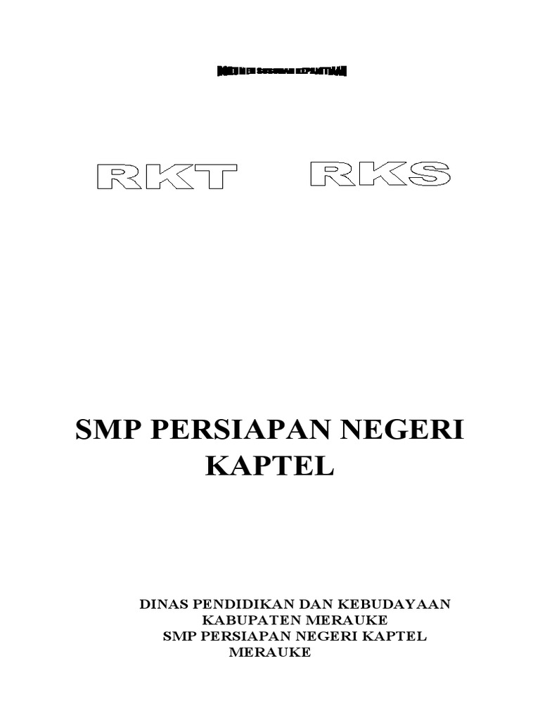 Dokumen Susunan Kepanitianaan RKT RKS | PDF