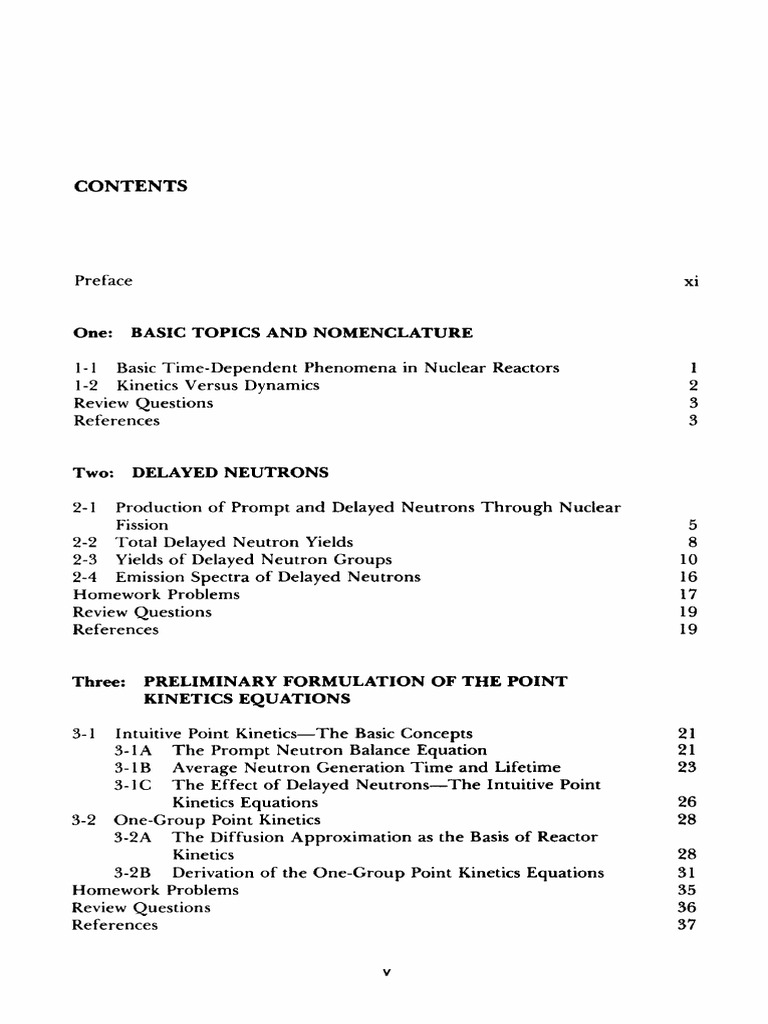 Analysis of Nuclear Reactor Kinetics Theory: A Comprehensive Review of ...