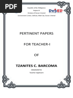 Pertinent Papers and Table of Contents | PDF