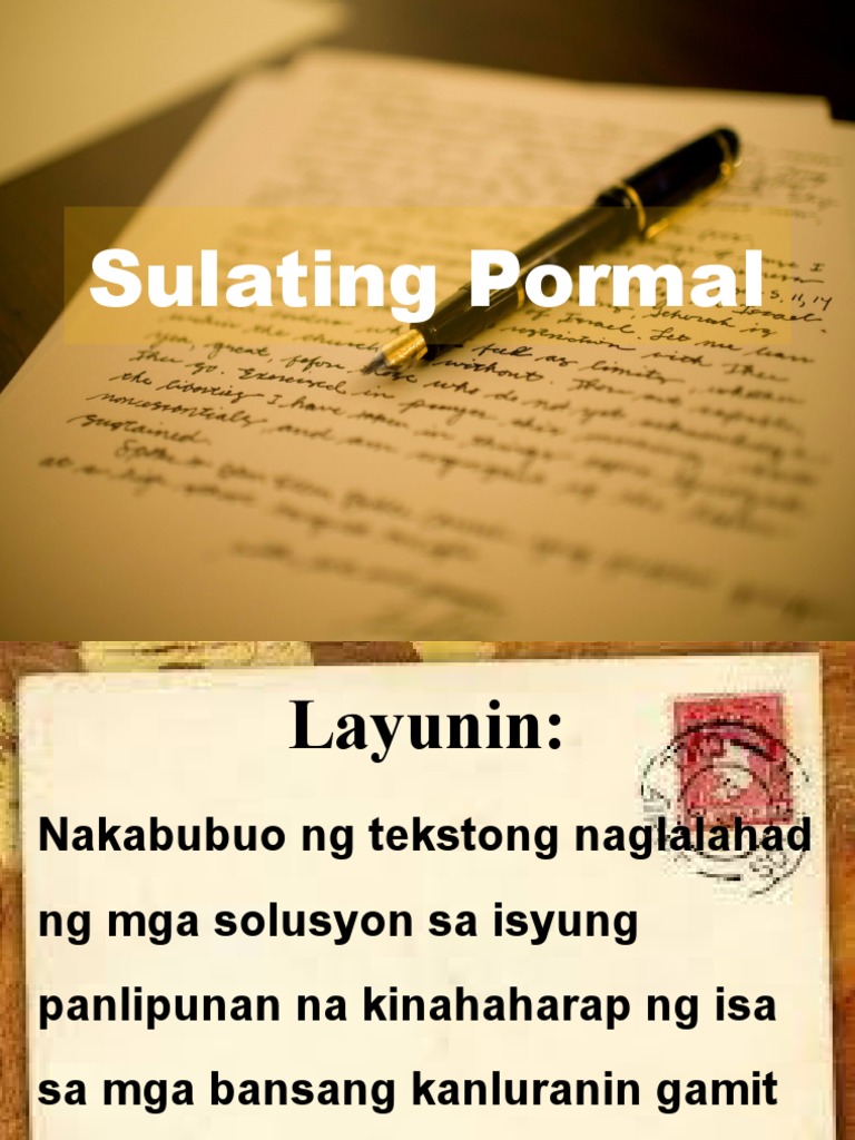 Sulating Pormal | PDF