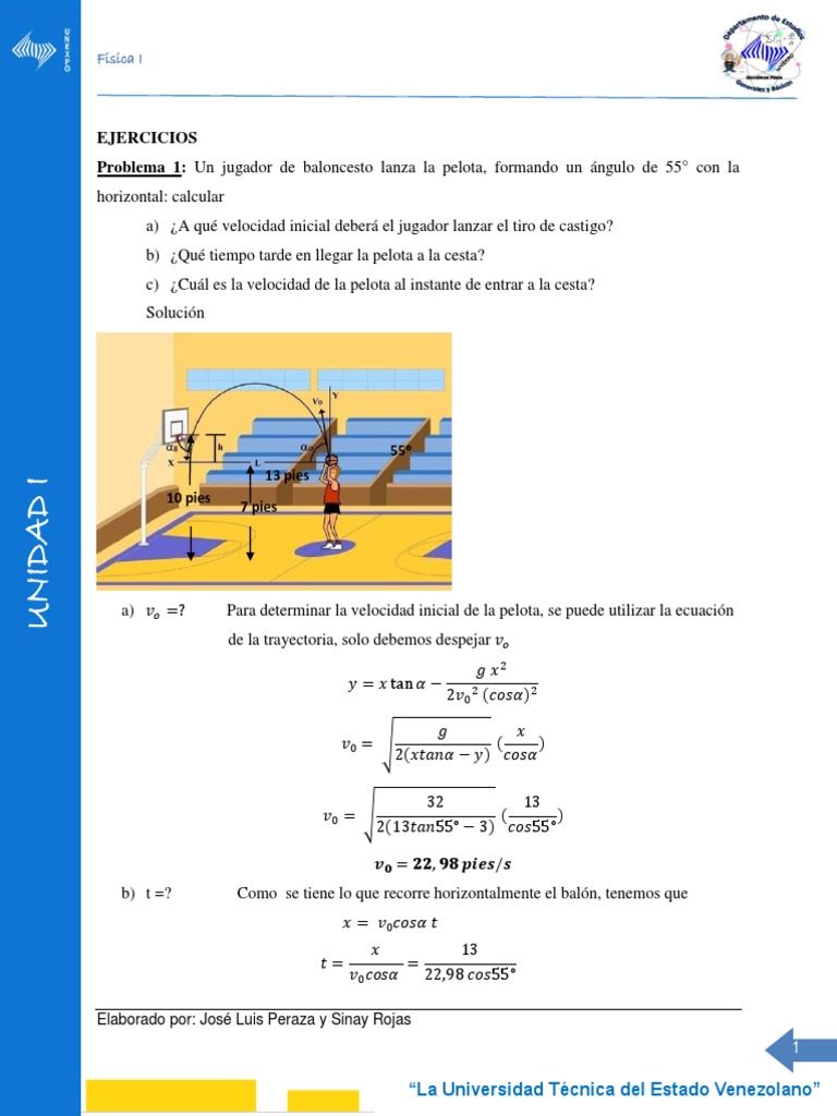 Ejercicio de Cinematica 2D | PDF | Velocidad | Aceleración
