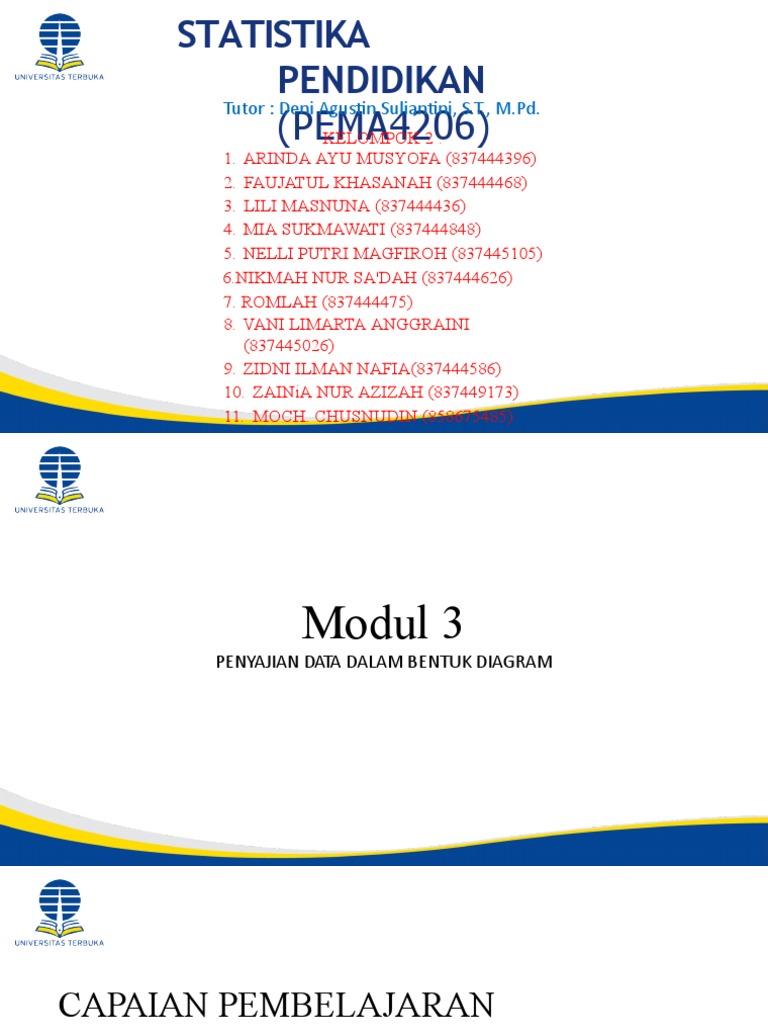 Modul 3 - Statistika Pendidikan | PDF
