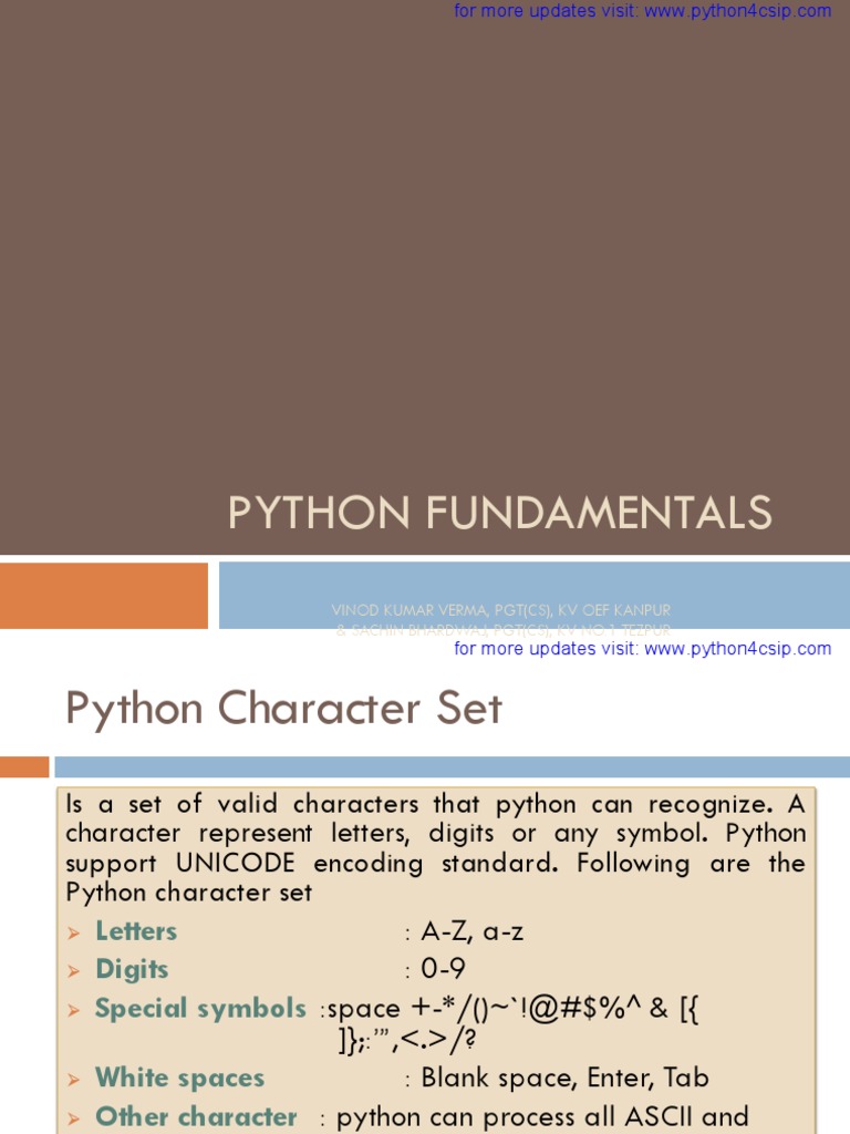 Features of Python | Download Free PDF | Boolean Data Type | Reserved Word