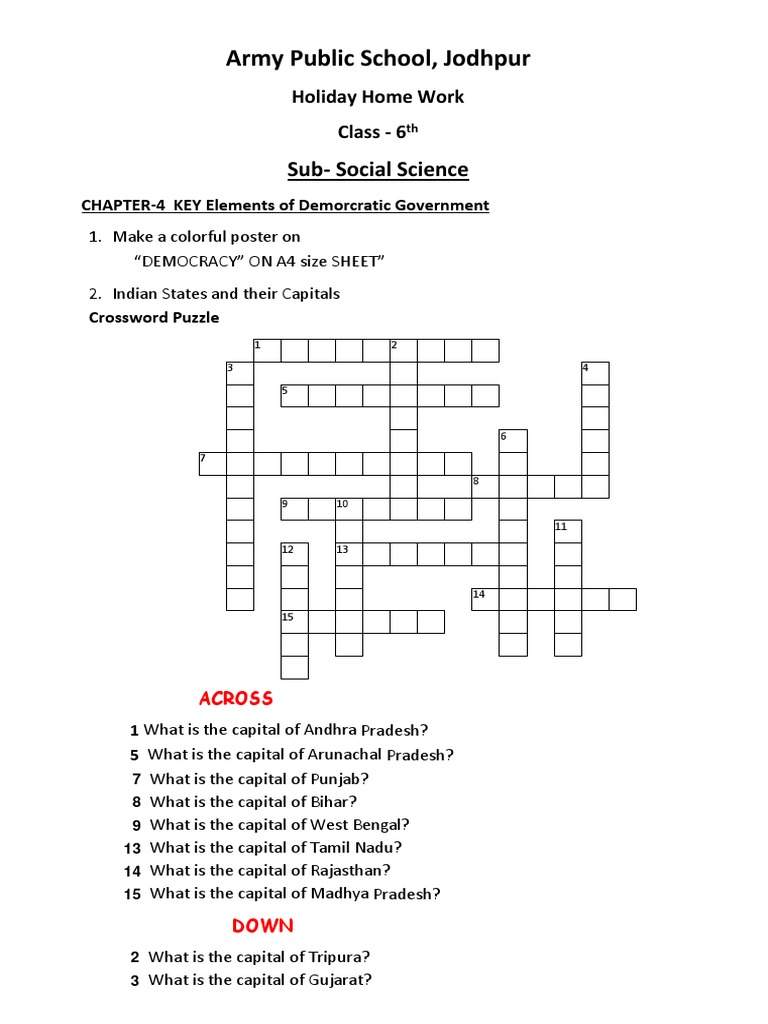 Class 6 Holiday Homework Assignments | PDF | Foreign Language Studies