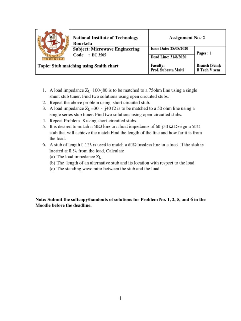 Assignemnt - 2 On Stub Matching | PDF