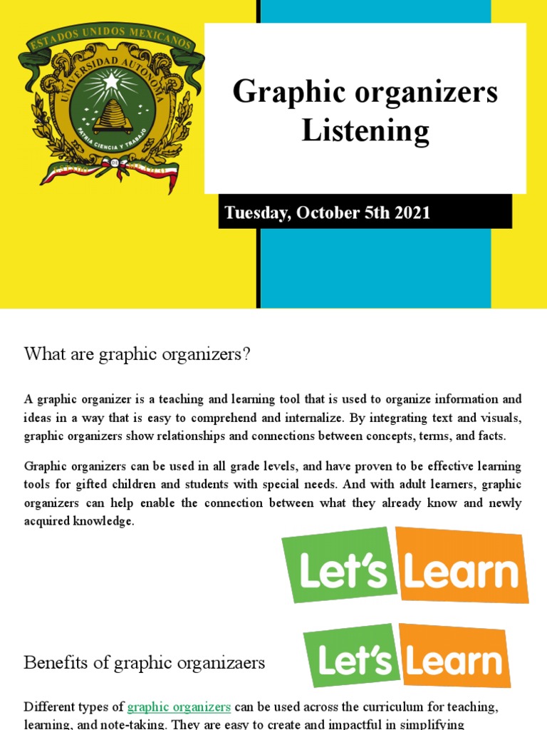 Graphic Organizers Listening: Tuesday, October 5th 2021 | PDF ...