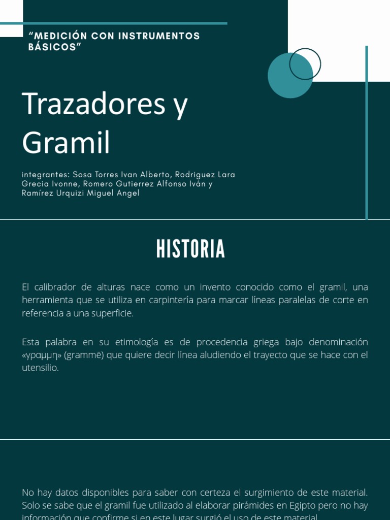 Trazadores y Gramiles en Carpintería | PDF