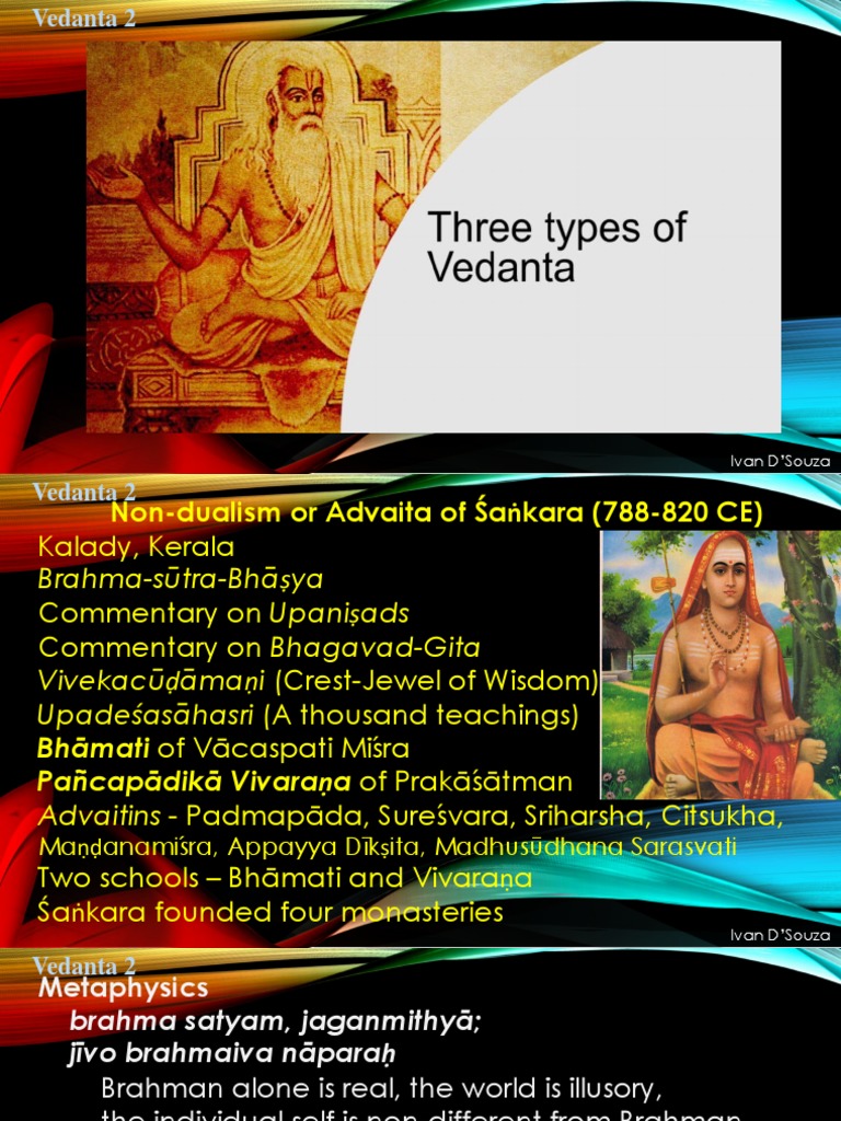 3-Types of Vedanta | PDF | Vedanta | Brahman