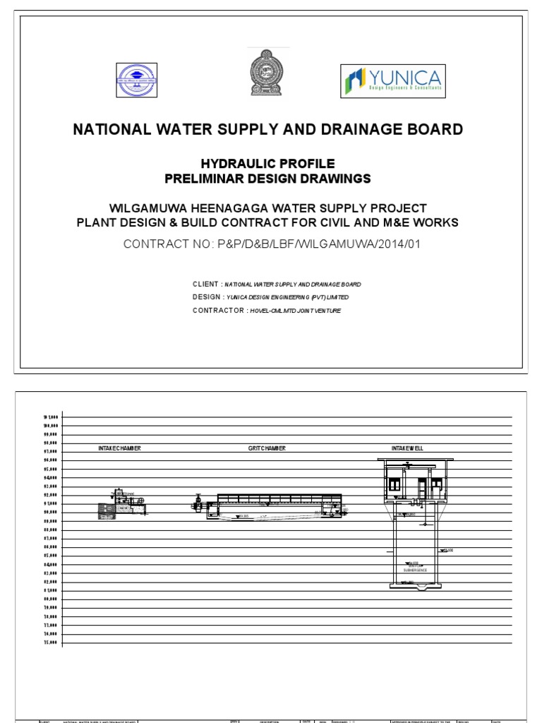 Proposed Hydraulic Profile for the Intake Works of the Wilgamuwa ...