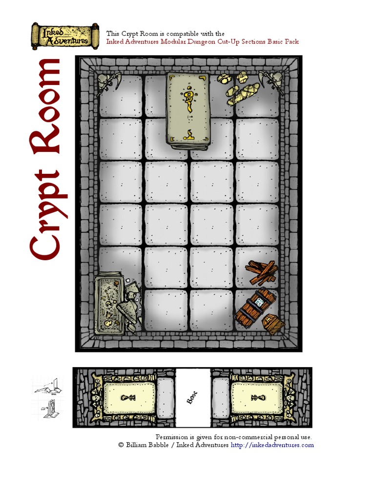 Inked Adventures FREE Crypt Room | PDF