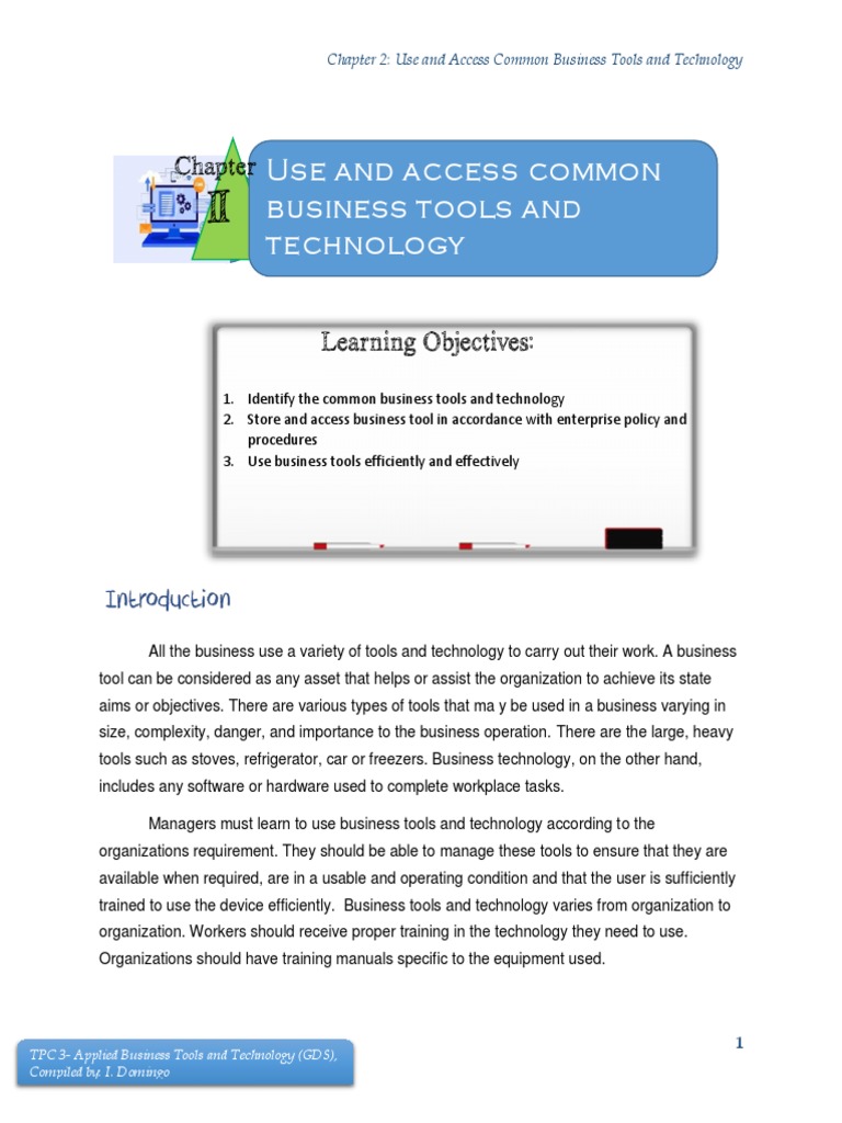 Unit 2 Use and Access Business Tools and Technology | PDF | Internet ...