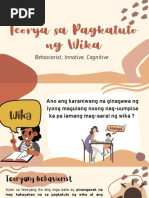 Teoryang Innative o Nativist Approach | PDF