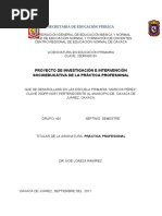 Informe Final de Practicas | PDF | Educación primaria | Salón de clases