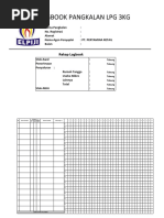 Logbook Penyaluran Pangkalan LPG 3 KG | PDF