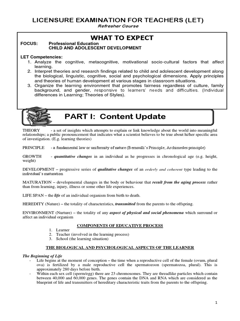 Child and Adolescent Development Fact Sheets | PDF | Classical ...