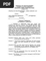 Complete Judicial Affidavit Sample | PDF | Perjury | Common Law