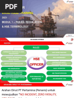 HSSE Golden Rules, Life Saving Rules, Dan Arahan Dirut | PDF