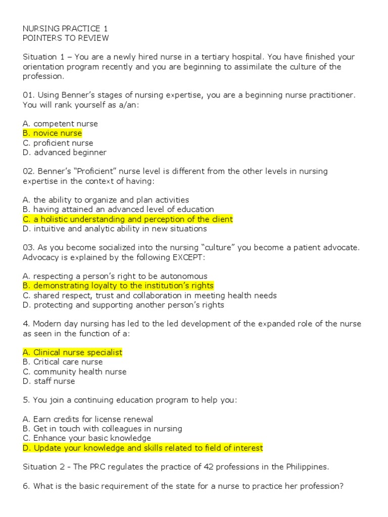 Nursing Practice I | PDF | Nursing | Physical Examination