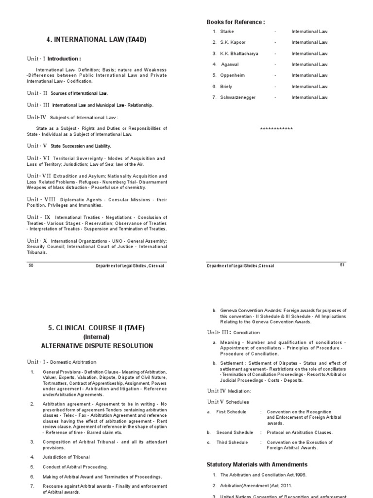 International Law Reference | PDF | Arbitration | International Law