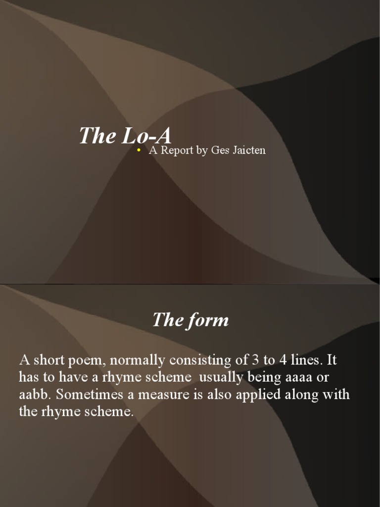 The LOA | PDF