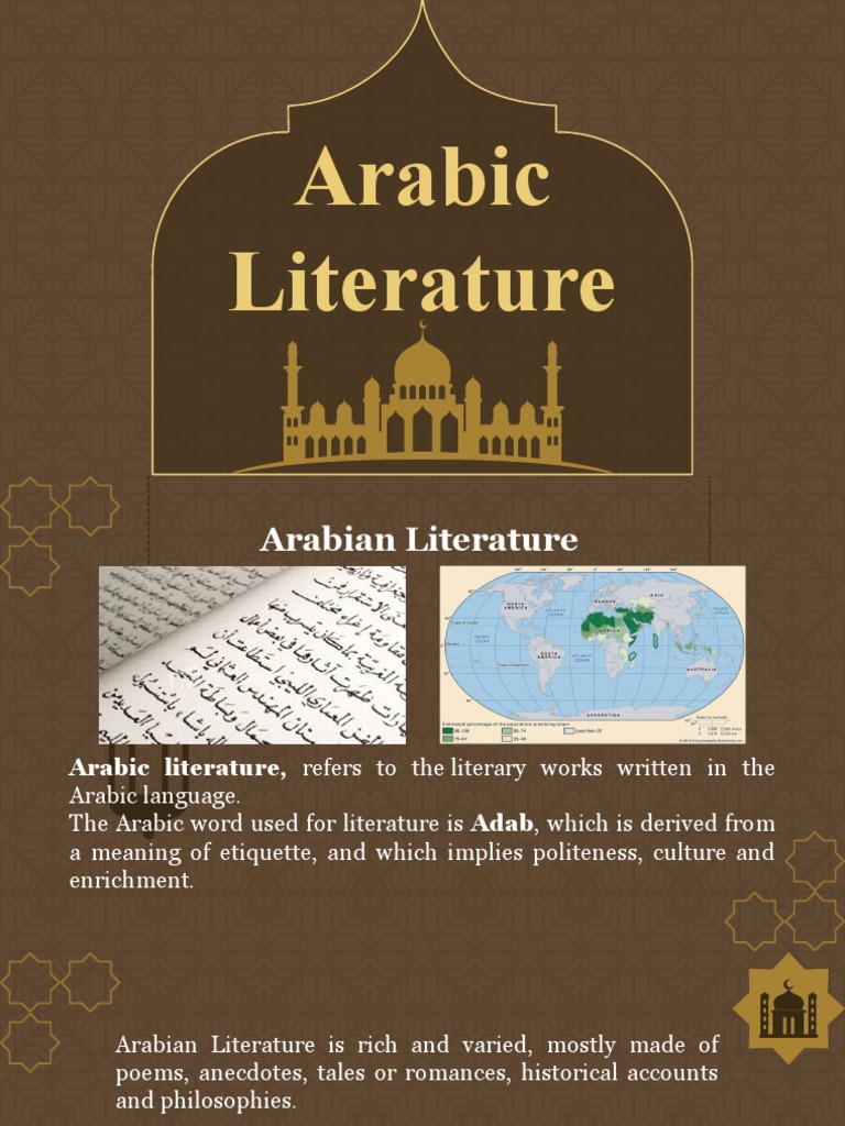 Overview of Arabic Literature | PDF | Confucius | Arabic Literature