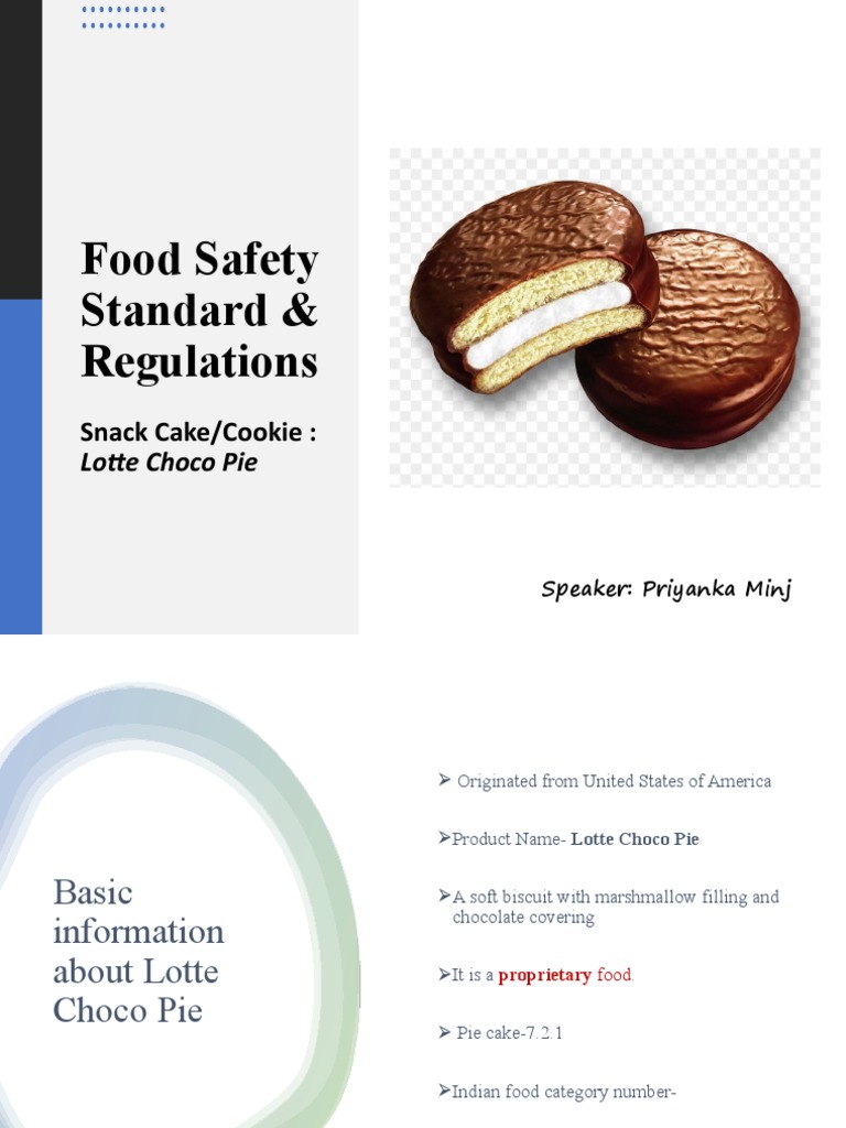 Food Safety Standard & Regulations: Snack Cake/Cookie | PDF | Fat | Foods
