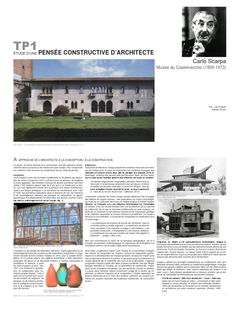 Carlo-Scarpa Castelvecchio - Compressed | PDF | Conception architecturale | Architecture