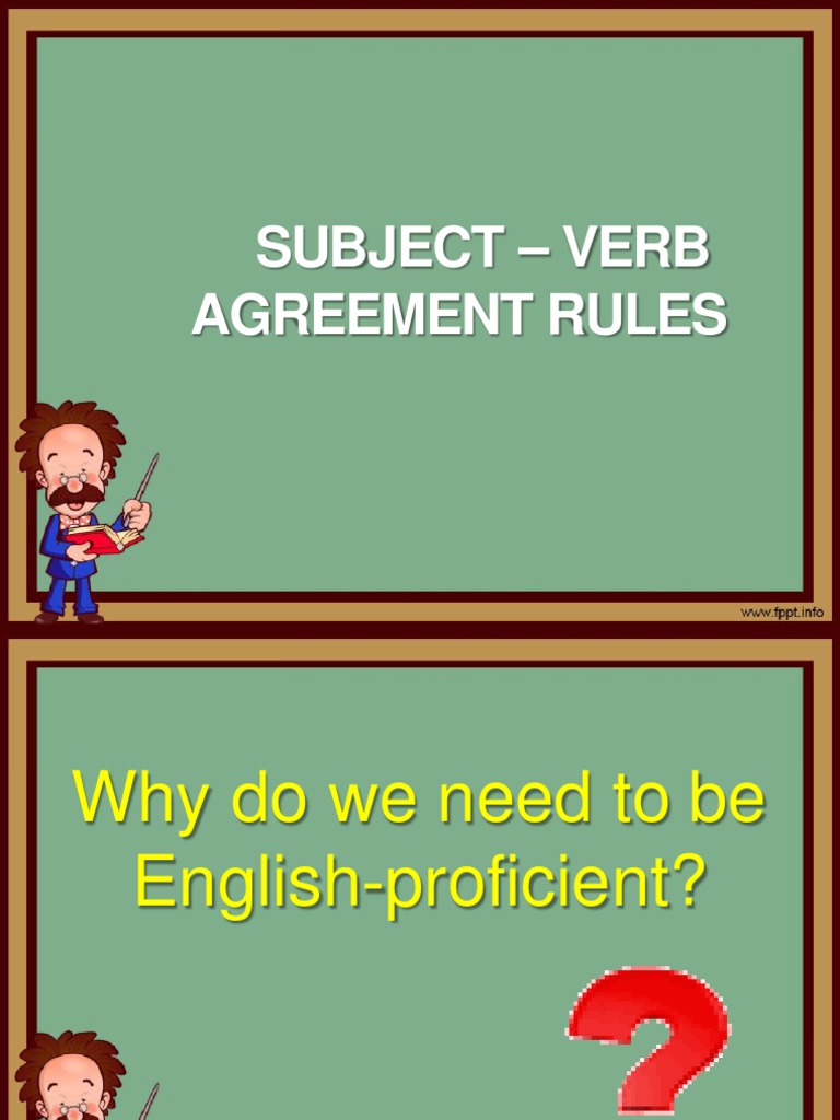 Subject Verb Agreement Rules | PDF | Grammatical Number | Plural