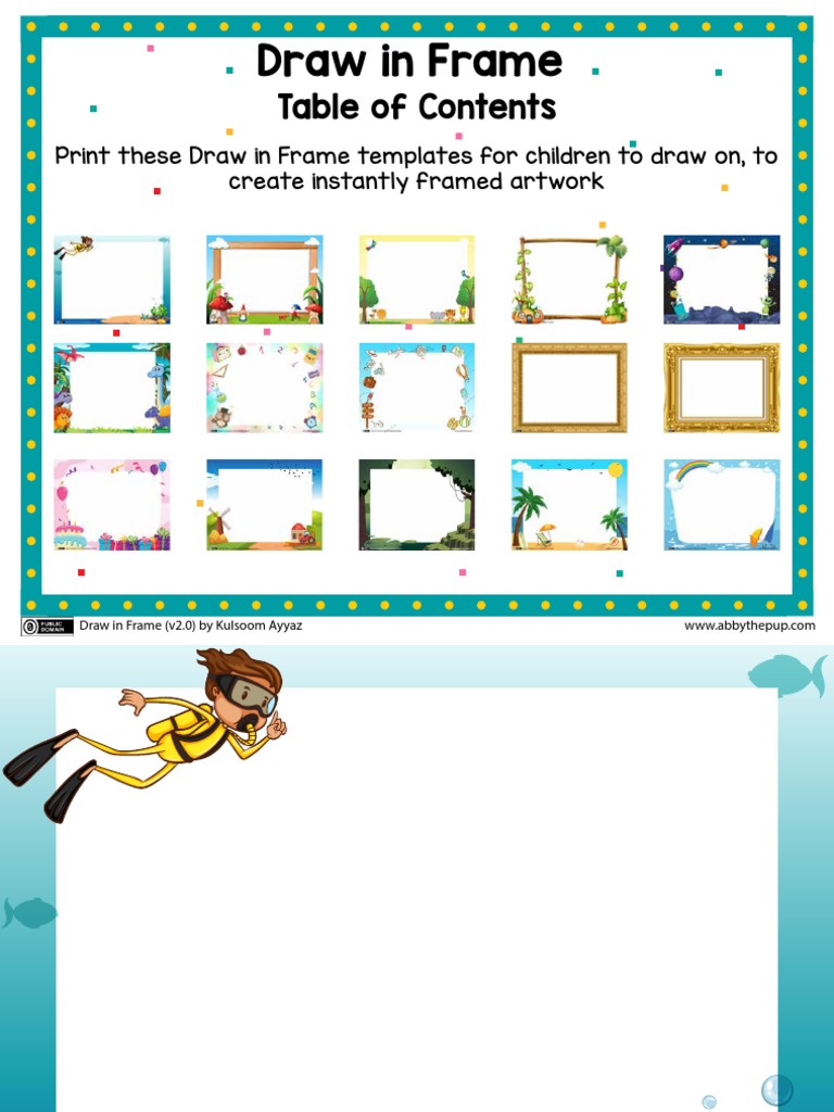 Draw in Frame | PDF | Teaching Methods & Materials | Home & Garden