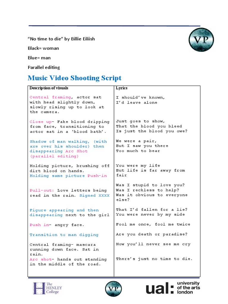 No Time To Die Script | PDF