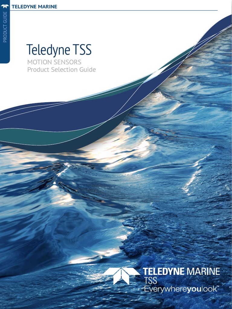 Teledyne TSS: Motion Sensors Product Selection Guide | PDF | Ethernet ...