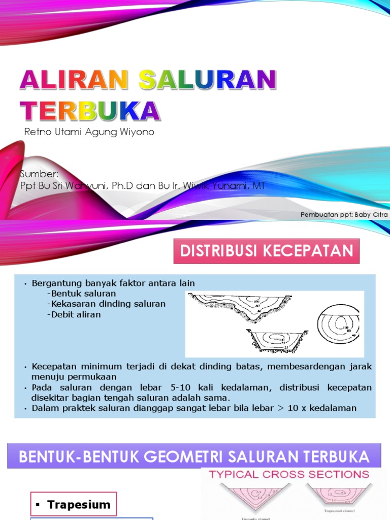 4 - Aliran Saluran Terbuka | PDF