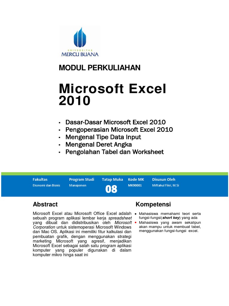 Microsoftexcel 2010 | PDF