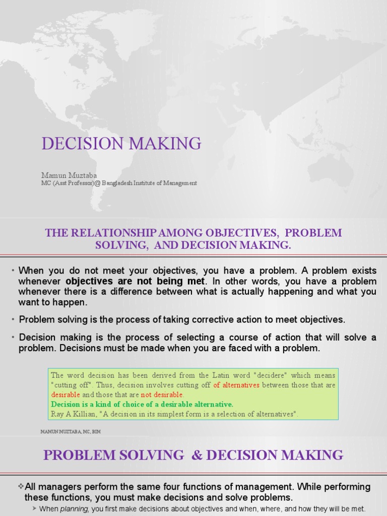 Decision Making | PDF | Decision Making | Cognition