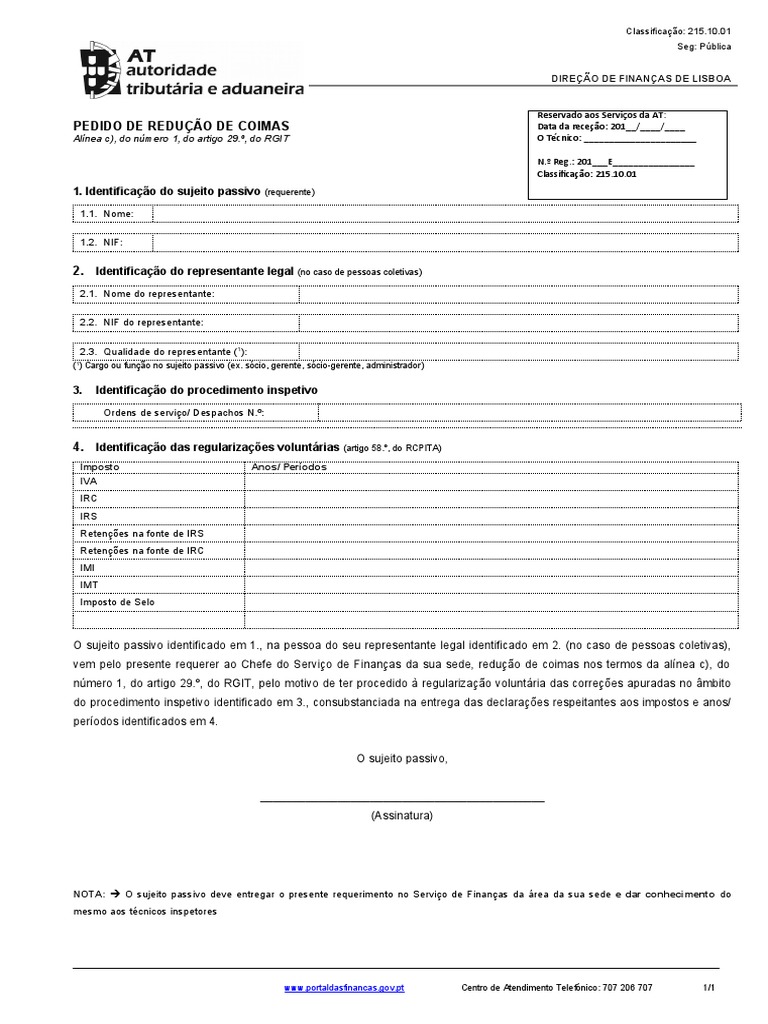 Pedido de Redução de Coima - Minuta - Durante - Fiscalizacao | PDF ... Pedido de Redução de Coima - Minuta - Durante - Fiscalizacao | PDF ...